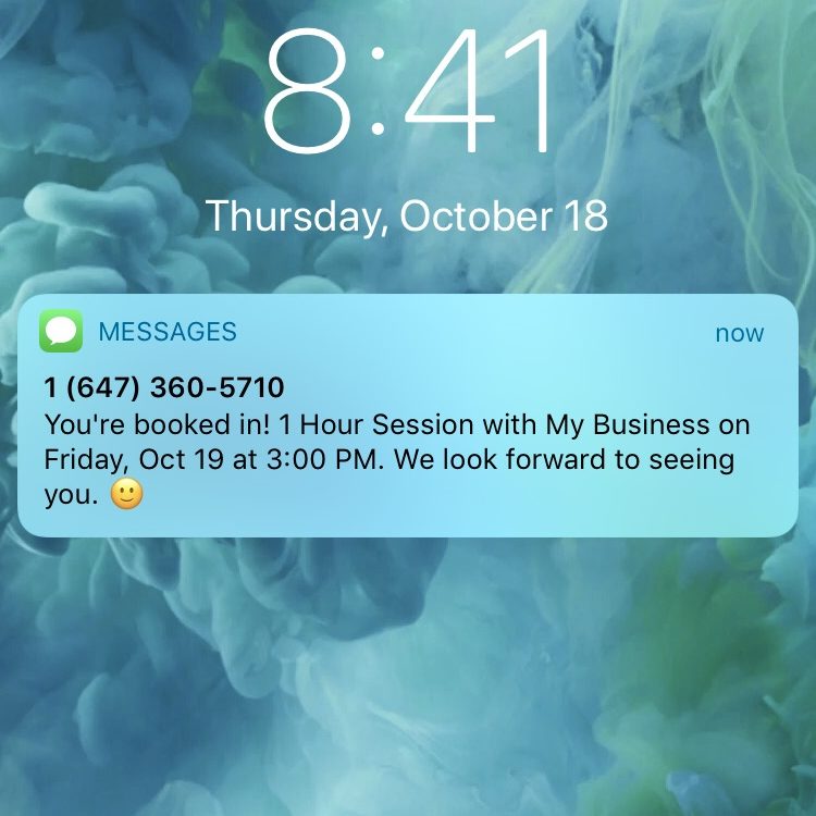 New Text Confirmations (And More!) - Bookedin