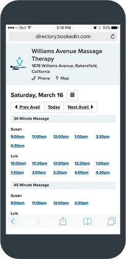 Massage Appointment Scheduling & Payments Software - FREE Trial Massage Appointment Scheduling & Payments Software - FREE Trial