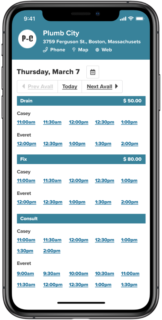 Plumber Business Software: Appointment Scheduling & Payments