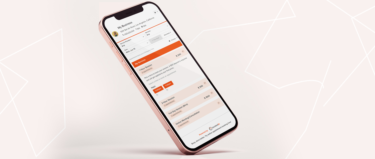A Fresh New Online Booking Page Design - Bookedin