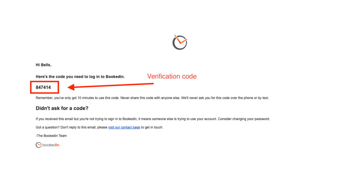 Keeping your Account Secure with Two-step Verification (2sv) - Bookedin