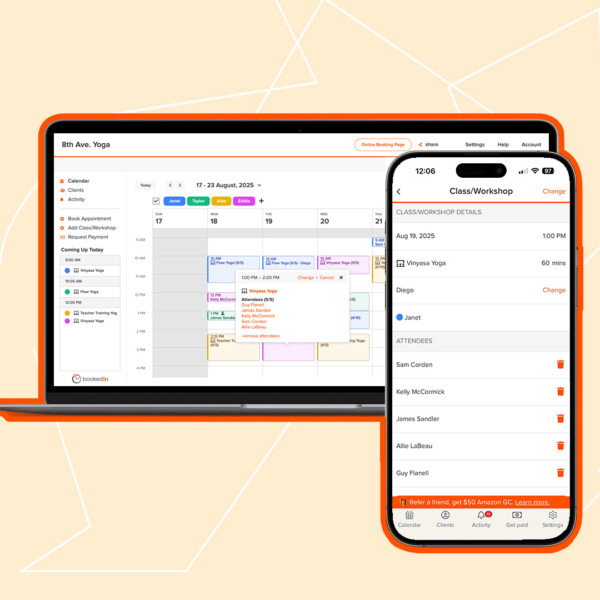 Class Scheduling for Small Businesses | Bookedin